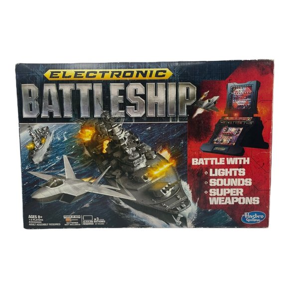 Milton Bradley | Toys | Electronic Battleship 22 Hasbro Talking Lights ...